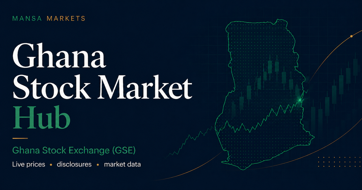 Ghana Stock Exchange (GSE) — Live Stock Prices & Market Data 2026 ...