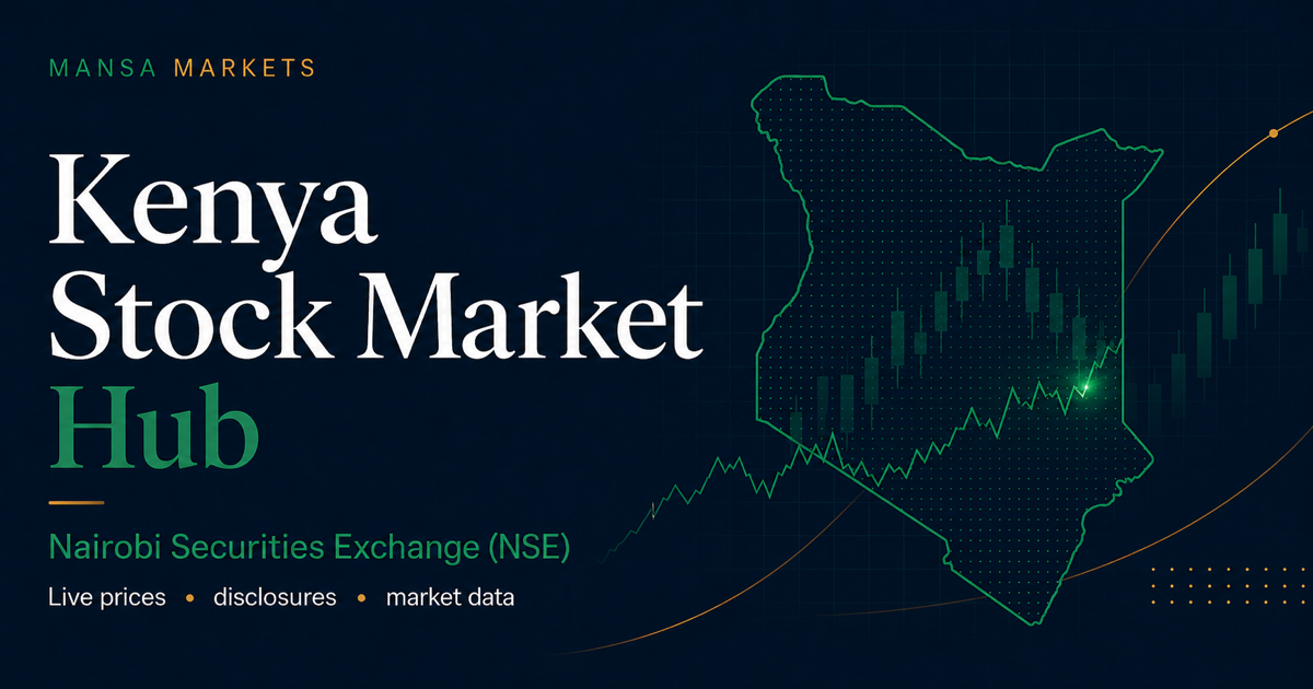 Nairobi Stock Exchange (NSE Kenya), Live Prices, Indices & Listed ...